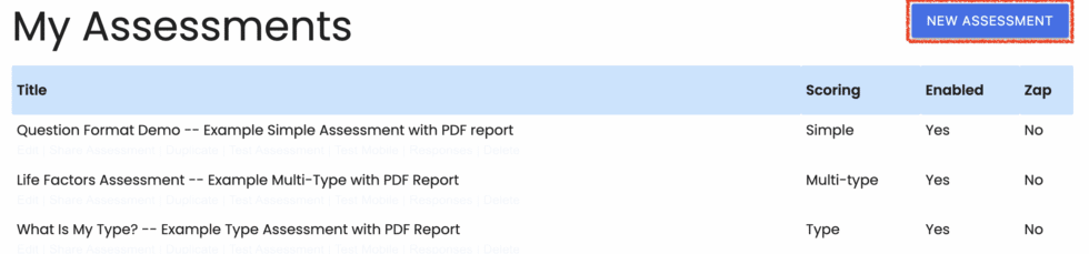 Create Your First Assessment Using Agolix