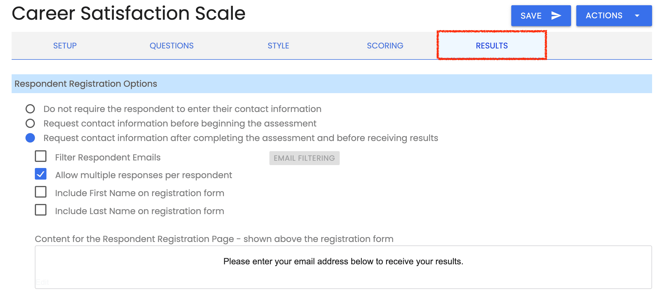 Quick Start Guide Setting Up Results with Agolix