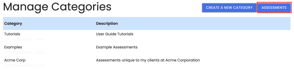Assessment Generator Dashboard With Detailed Explanations